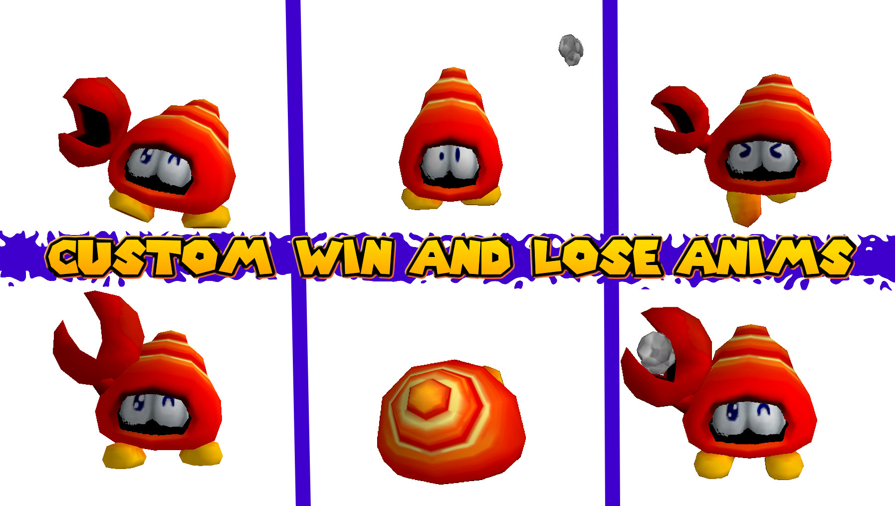 Huckit Crab (With Custom Animations) Mod for Mario Kart Wii | MKWii Mods