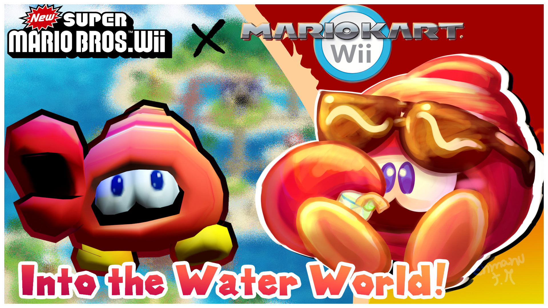 Huckit Crab (With Custom Animations) Mod for Mario Kart Wii | MKWii Mods