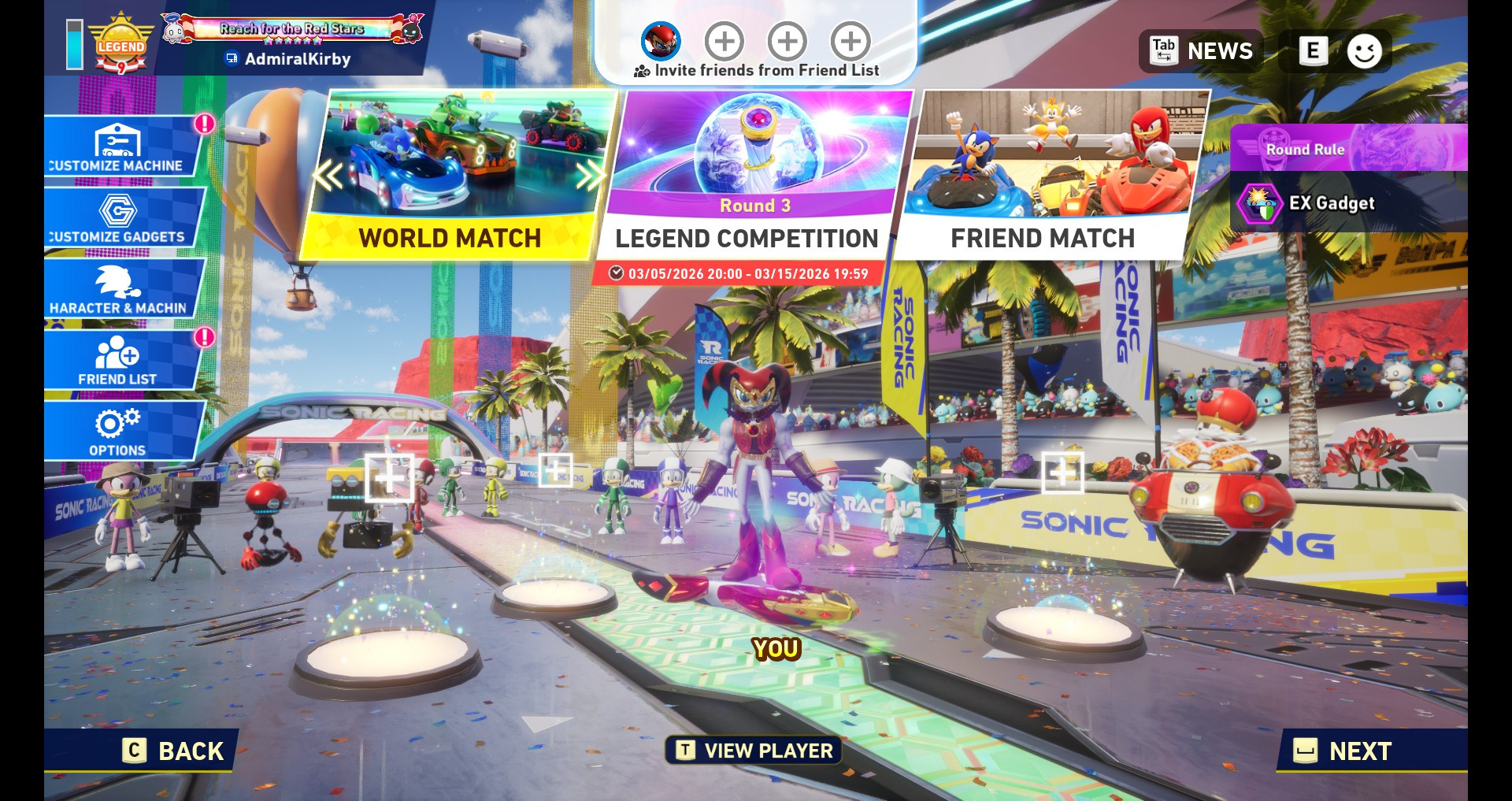 Reala Over NiGHTS Mod for Sonic Racing: CrossWorlds | SR:CW Mods