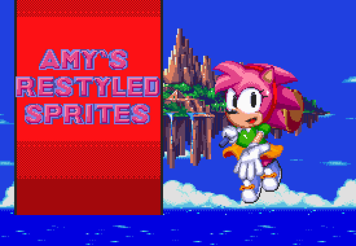 Amy Galore: Amy's Stylized Sprites Mod for Sonic 3 A.I.R. | S3AIR Mods