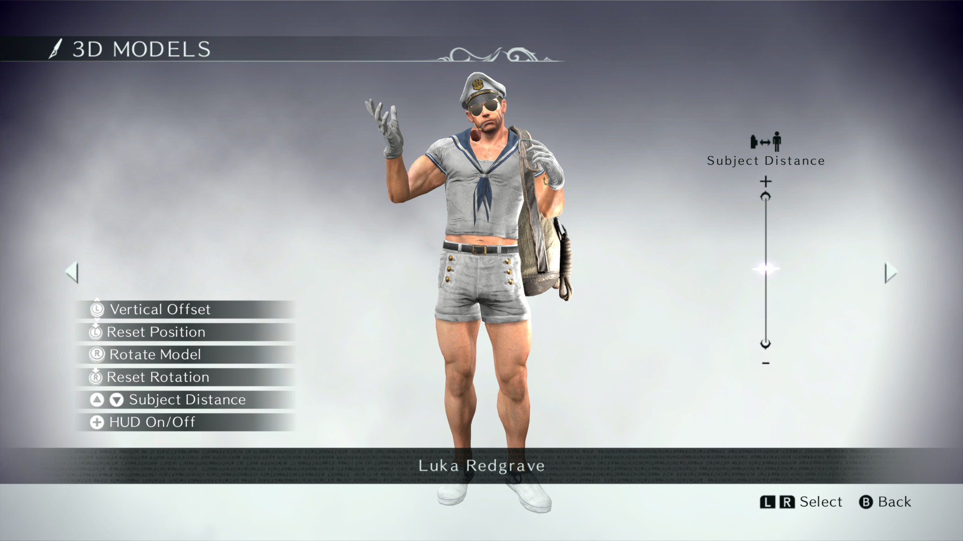 Sailor Chris Redfield over Luka Mod for Bayonetta 3 | Bayo 3 Mods