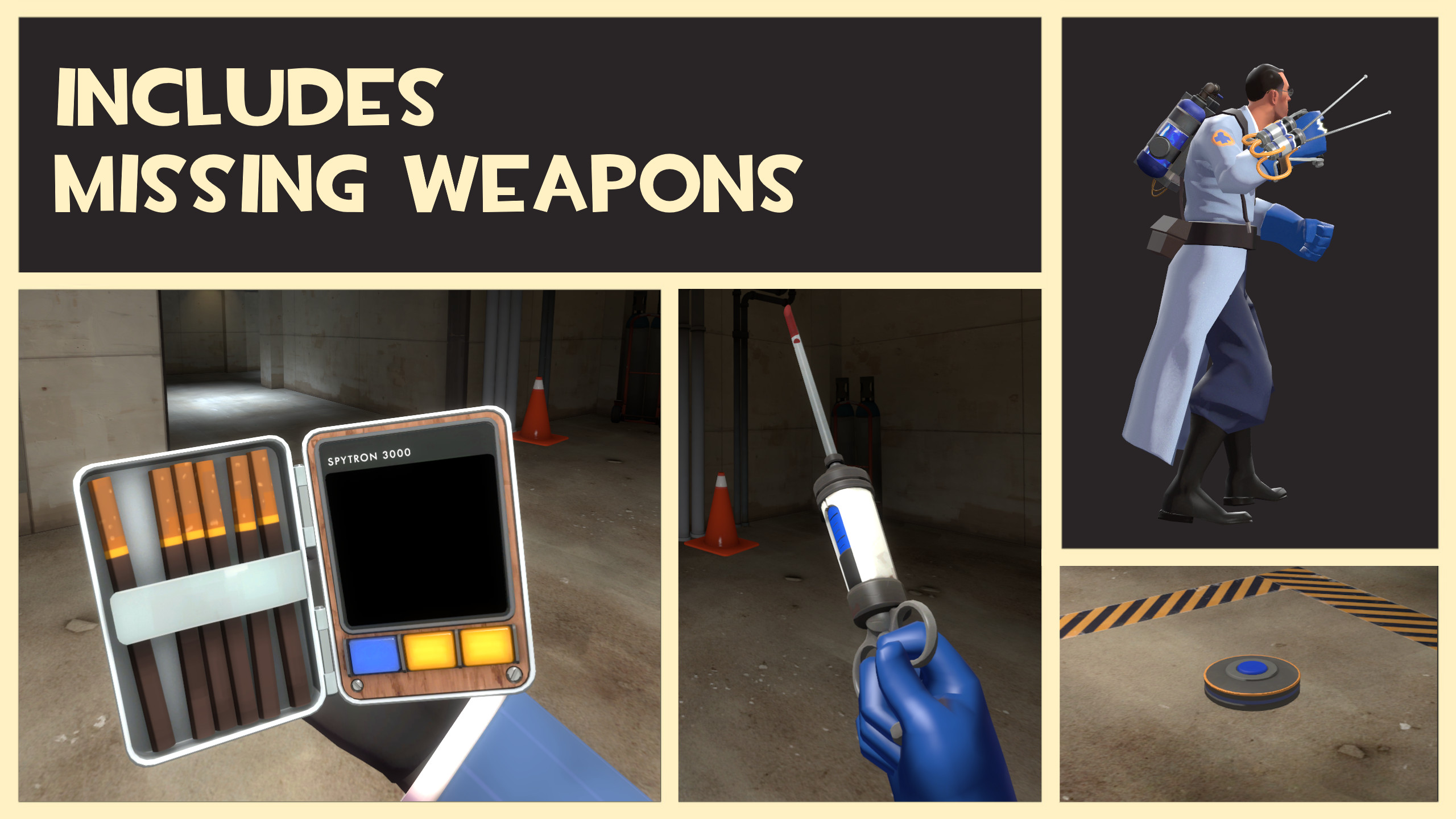 Hue24 Retint - BLU Recolour Mod for Team Fortress 2 Classified ...