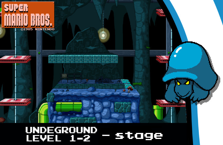 Super Mario Bros - Underground 1-2 (9.5/CMC+) Mod for Super Smash Bros ...