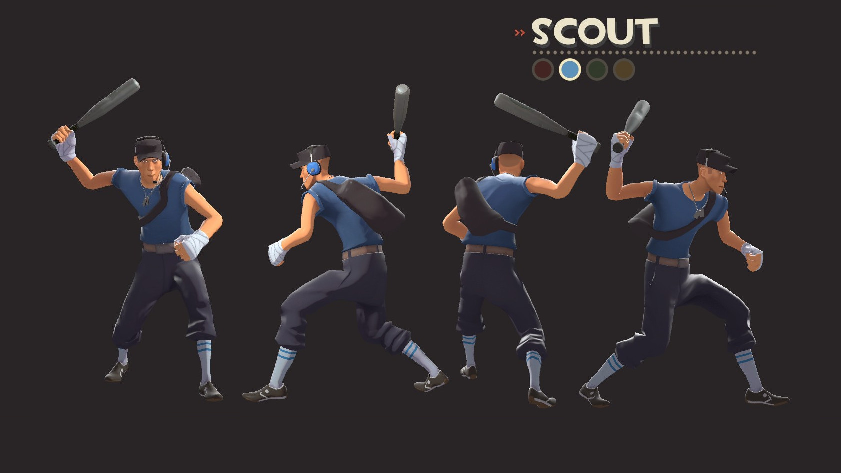 Trailer 1 Inspired Scout Retexture Mod for Team Fortress 2 Classified ...