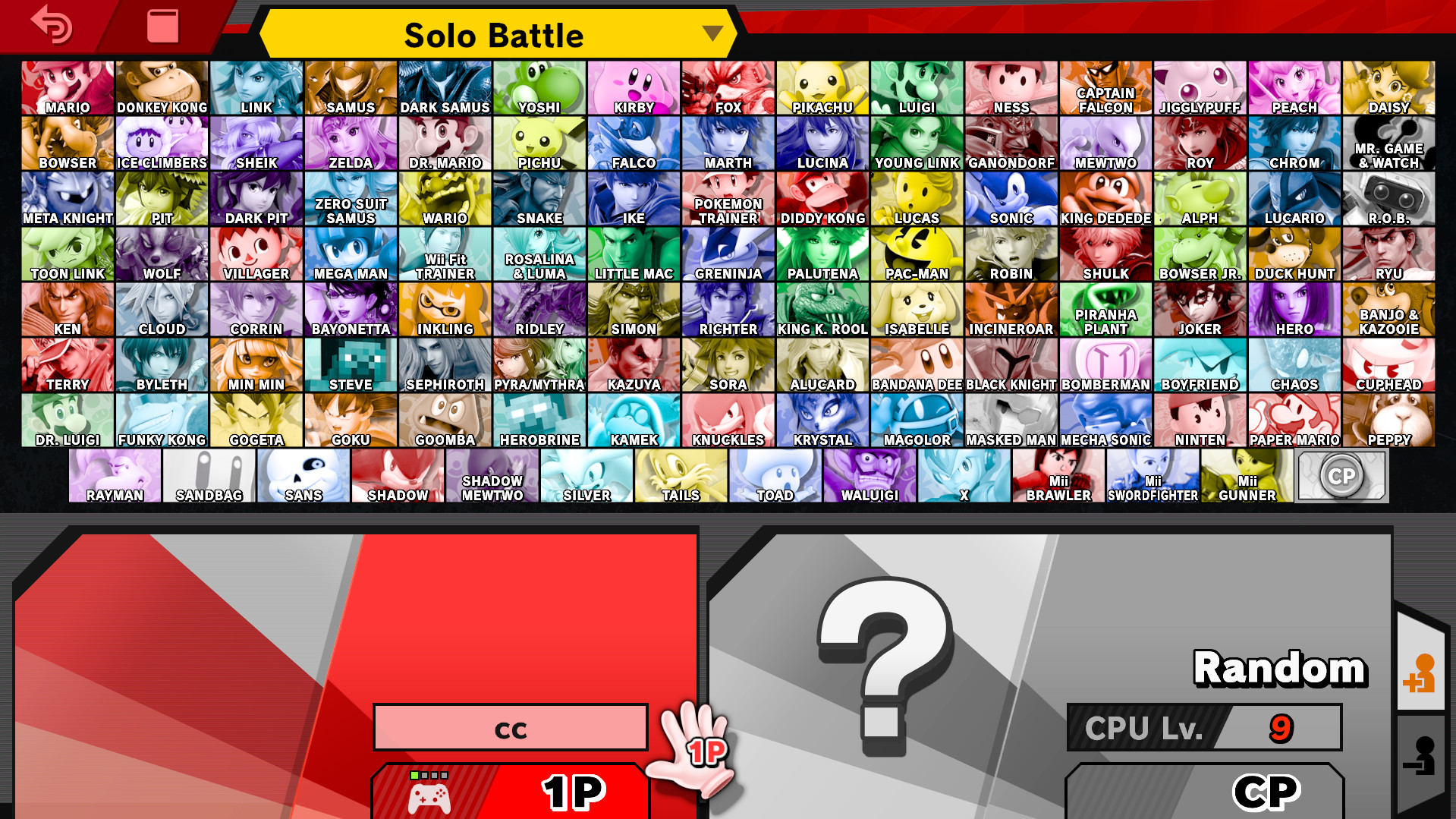 CC's CSS Icons Mod for Super Smash Bros. Ultimate | SSBU Mods