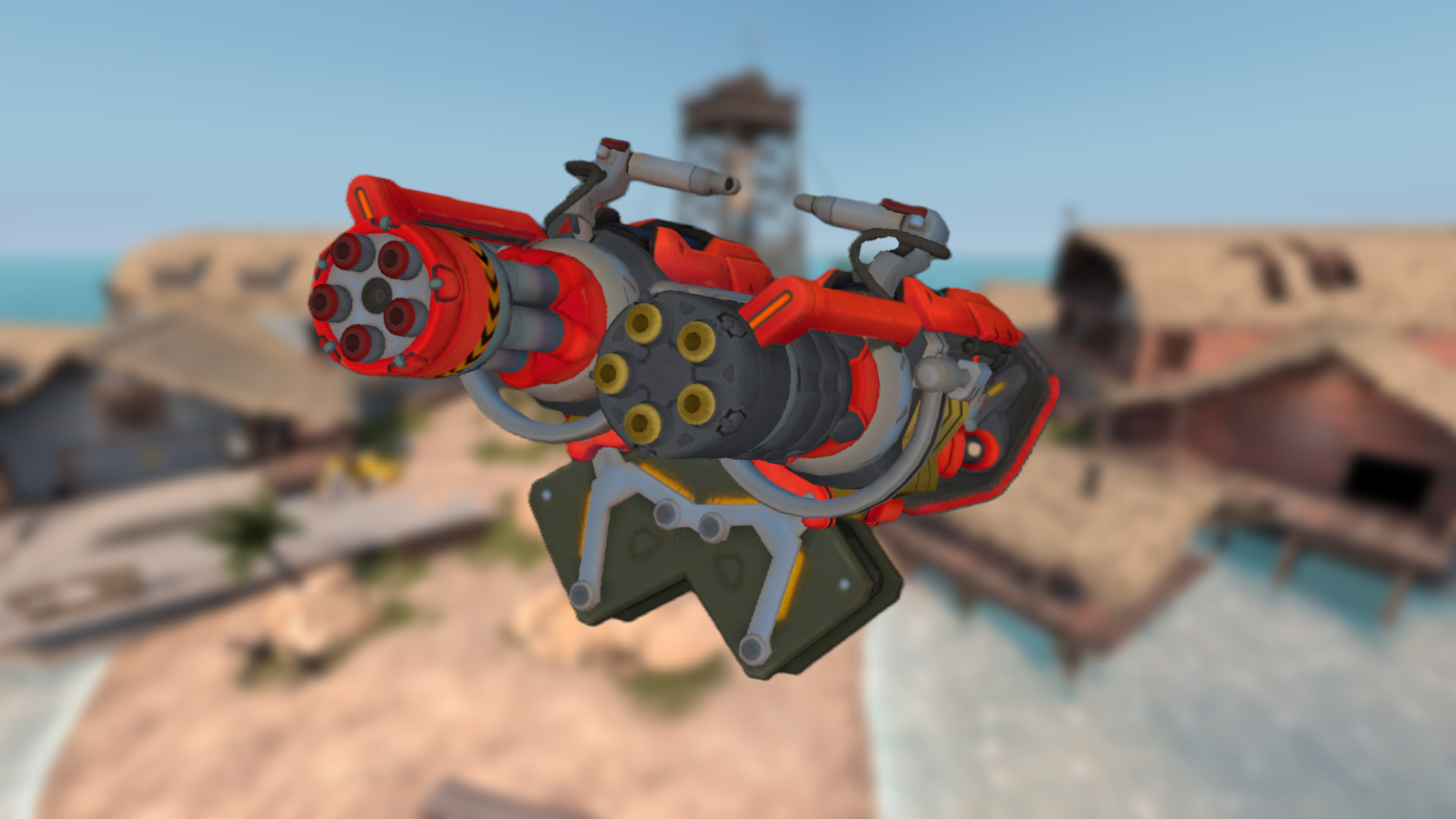 Mauga Dual Miniguns for Huo-Long Heater Mod for Team Fortress 2 | TF2 Mods
