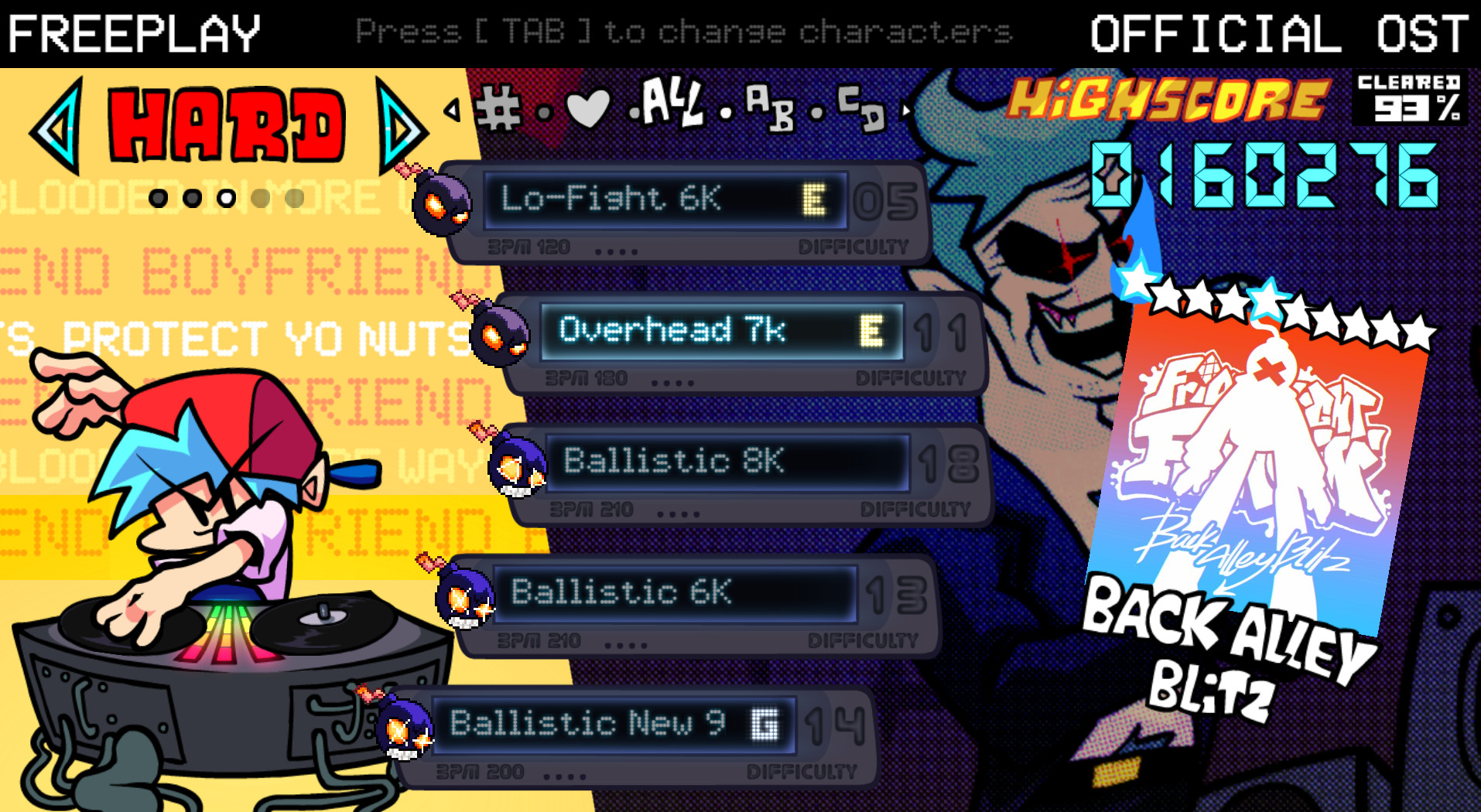 vs whitty multikey add-on (6k-9k) Mod for Friday Night Funkin' | FNF Mods