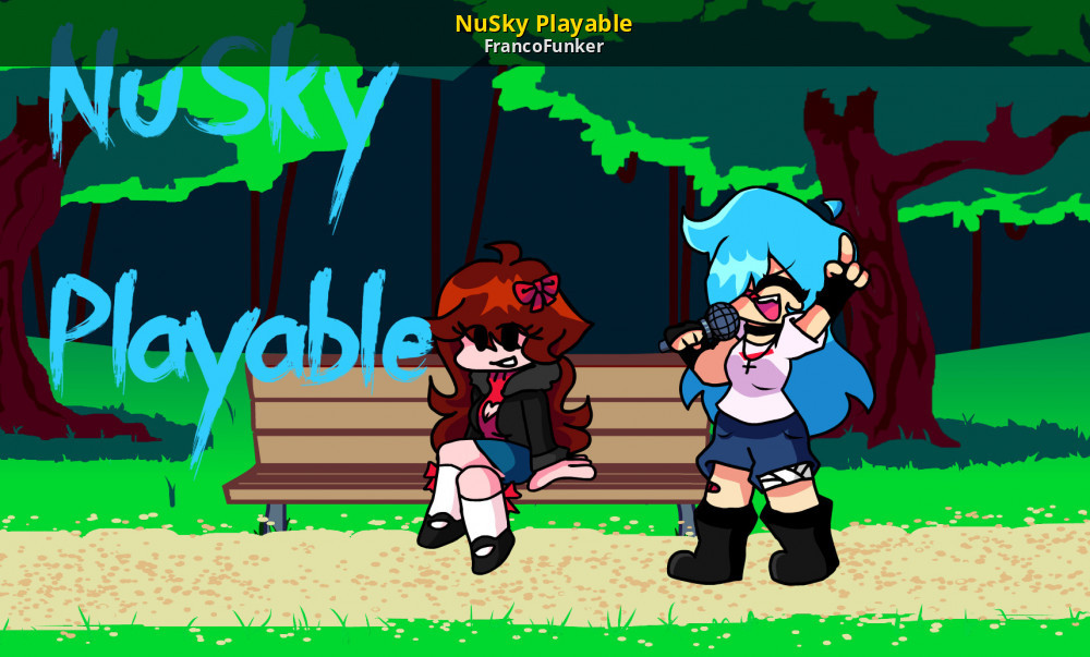 NUsky skin for Psych online Mod for Friday Night Funkin' | FNF Mods