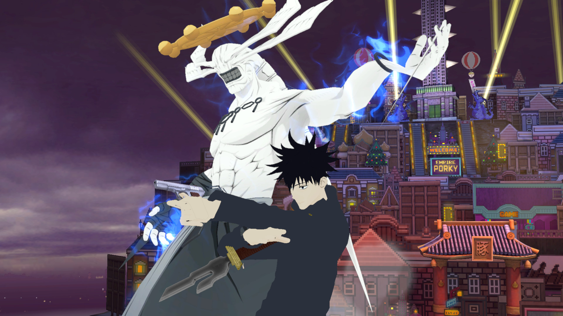 Megumi Fushiguro and Mahoraga (Jujutsu Kaisen) Mod for Super Smash Bros ...
