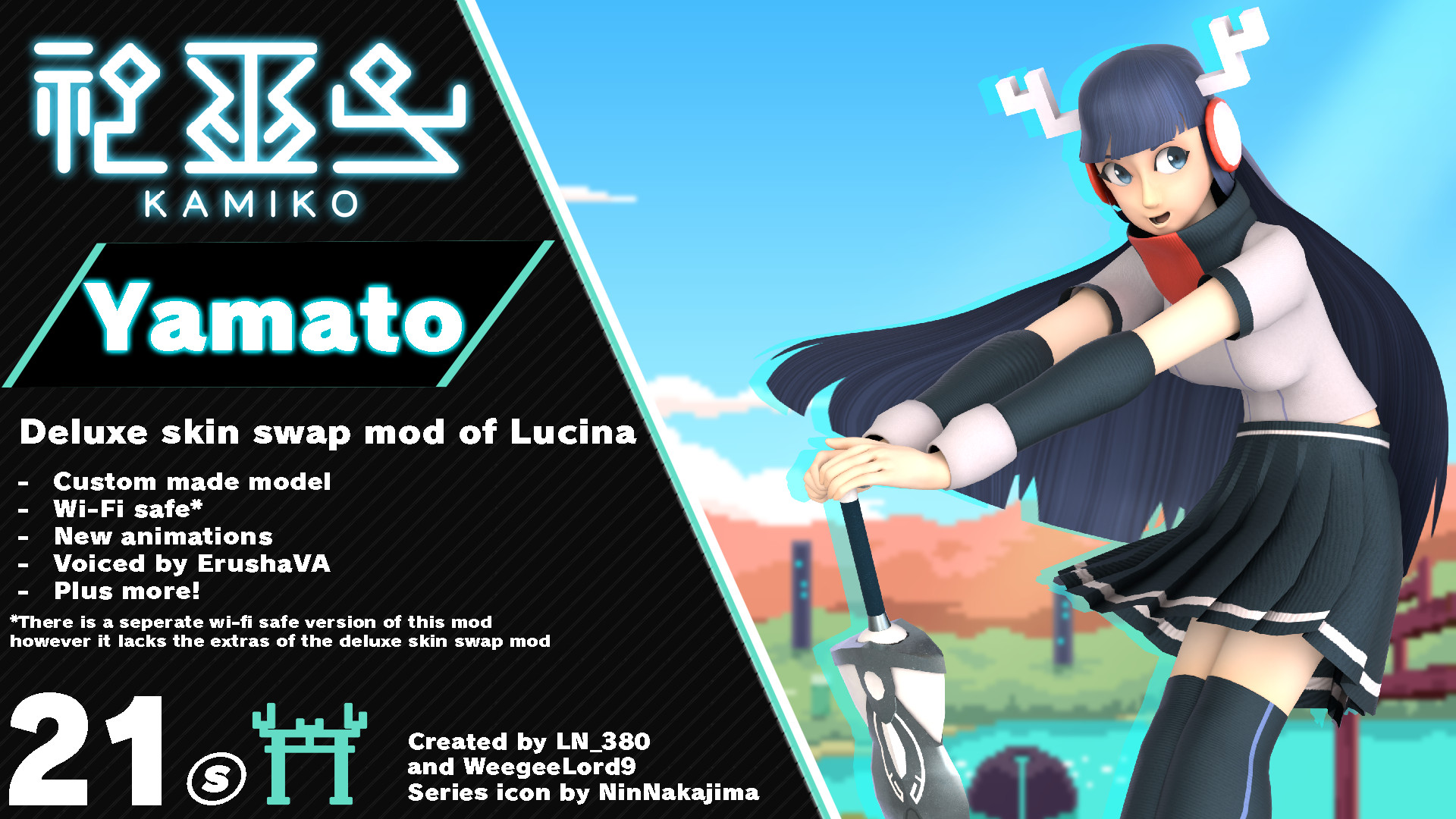 Yamato (Kamiko) Mod for Super Smash Bros. Ultimate | SSBU Mods