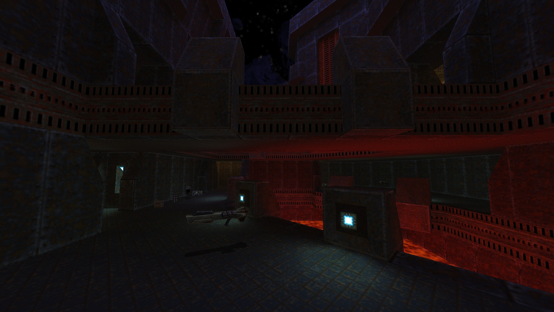An Angular Atrium aka. Candy From Hell Mod for Quake II | Q2 Mods