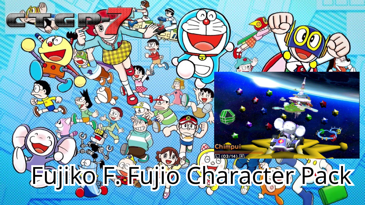 Fujiko F. Fujio Character Pack Mod for Mario Kart 7 | MK7 Mods