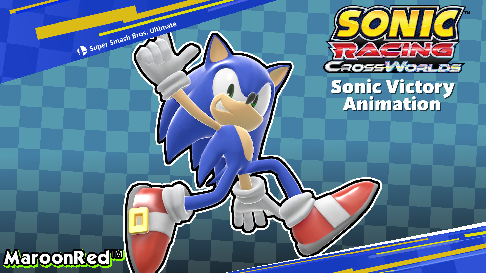 Sonic Win Animation (Sonic Racing: CrossWorlds) Mod for Super Smash ...