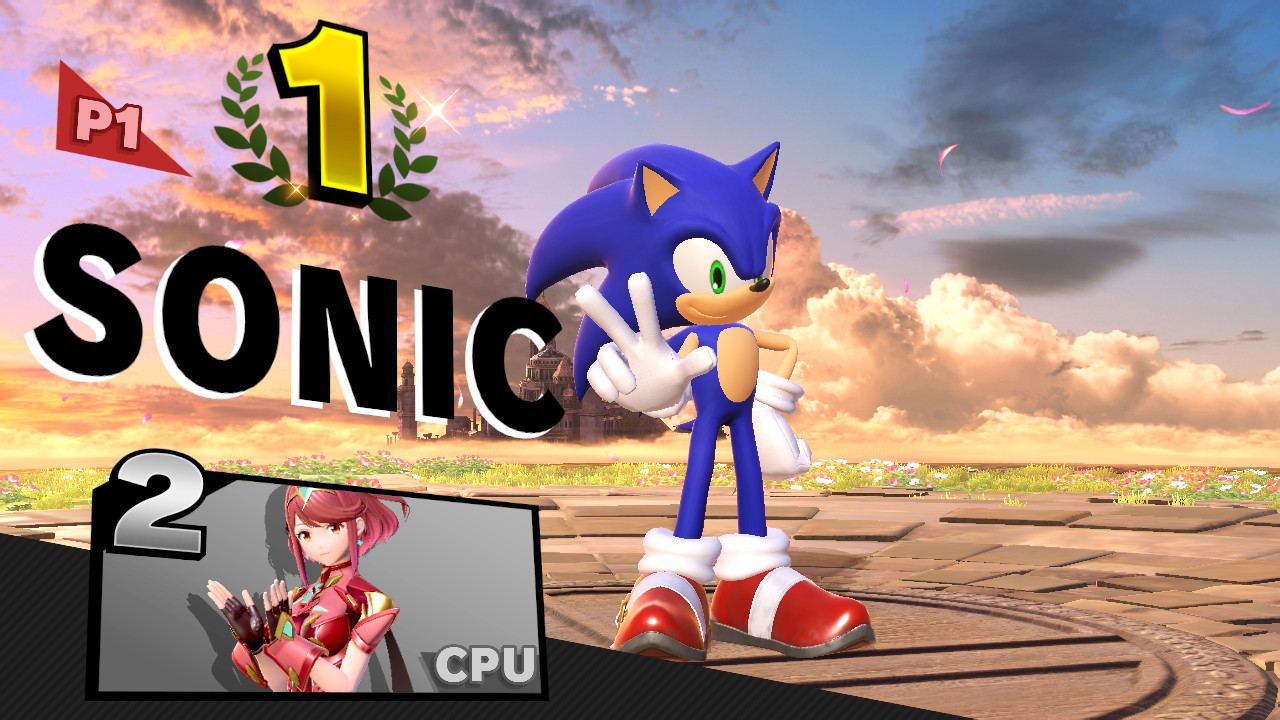 Sonic Win Animation (Sonic Racing: CrossWorlds) Mod for Super Smash ...