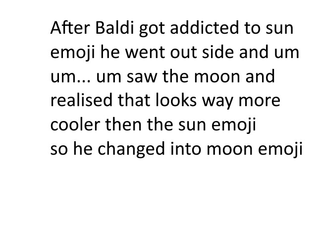 Moon Emoji Mod for Baldi's Basics | Baldi Mods
