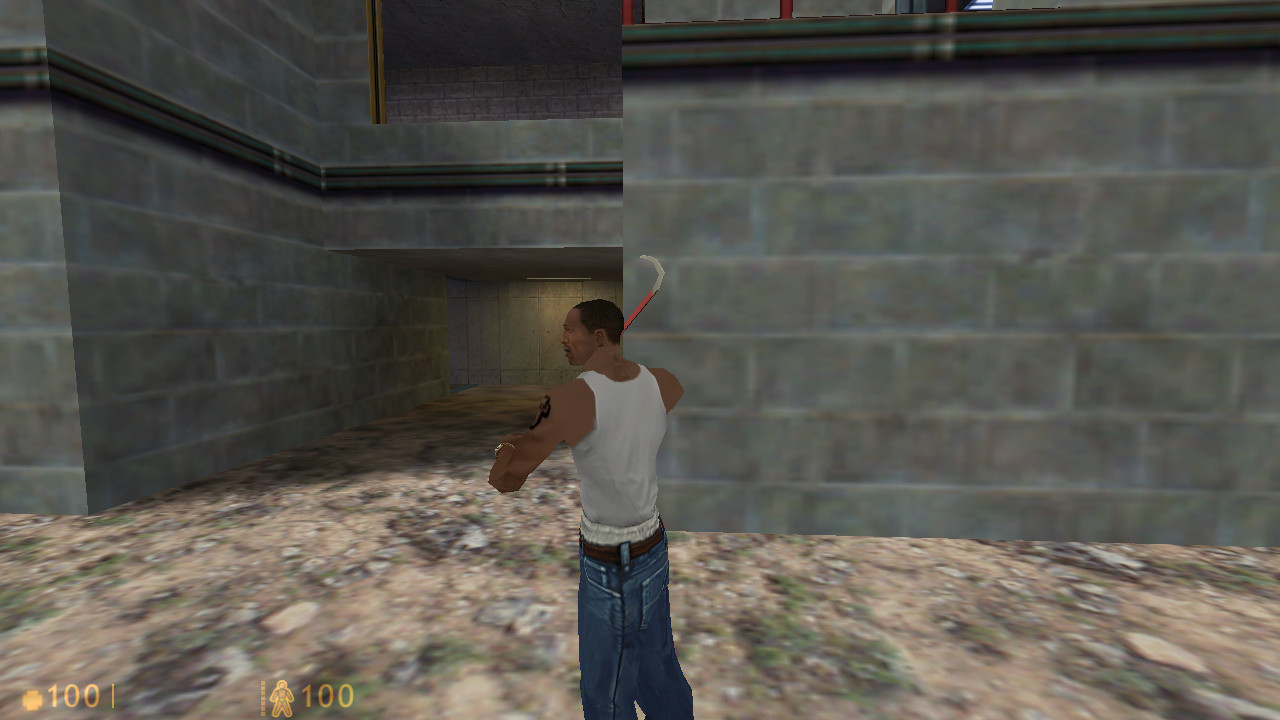 Grand Theft Auto San Andreas Carl Johnson (CJ) Mod for Half-Life | HL Mods