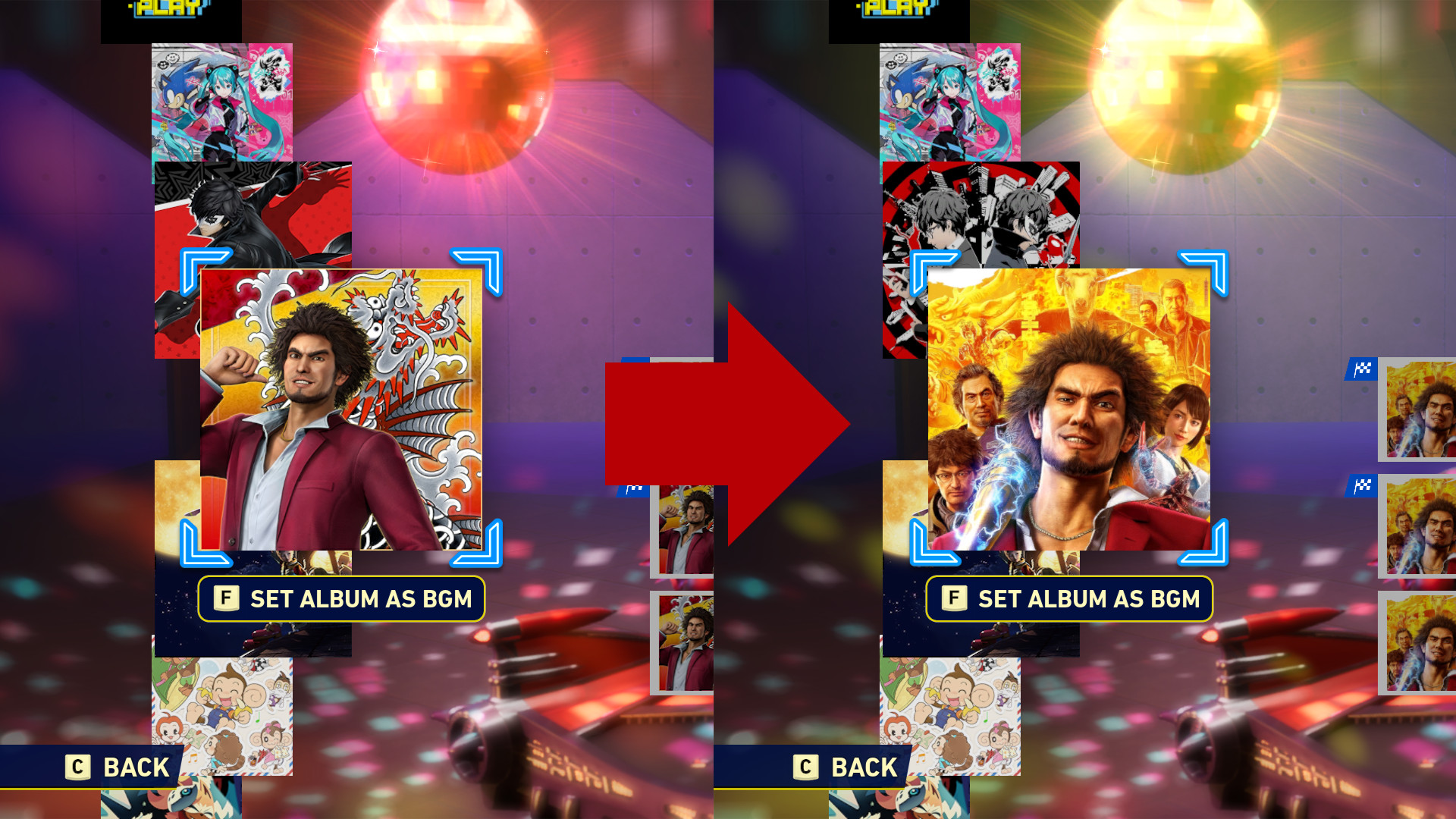 Better Jukebox Album Covers Mod for Sonic Racing: CrossWorlds | SR:CW Mods