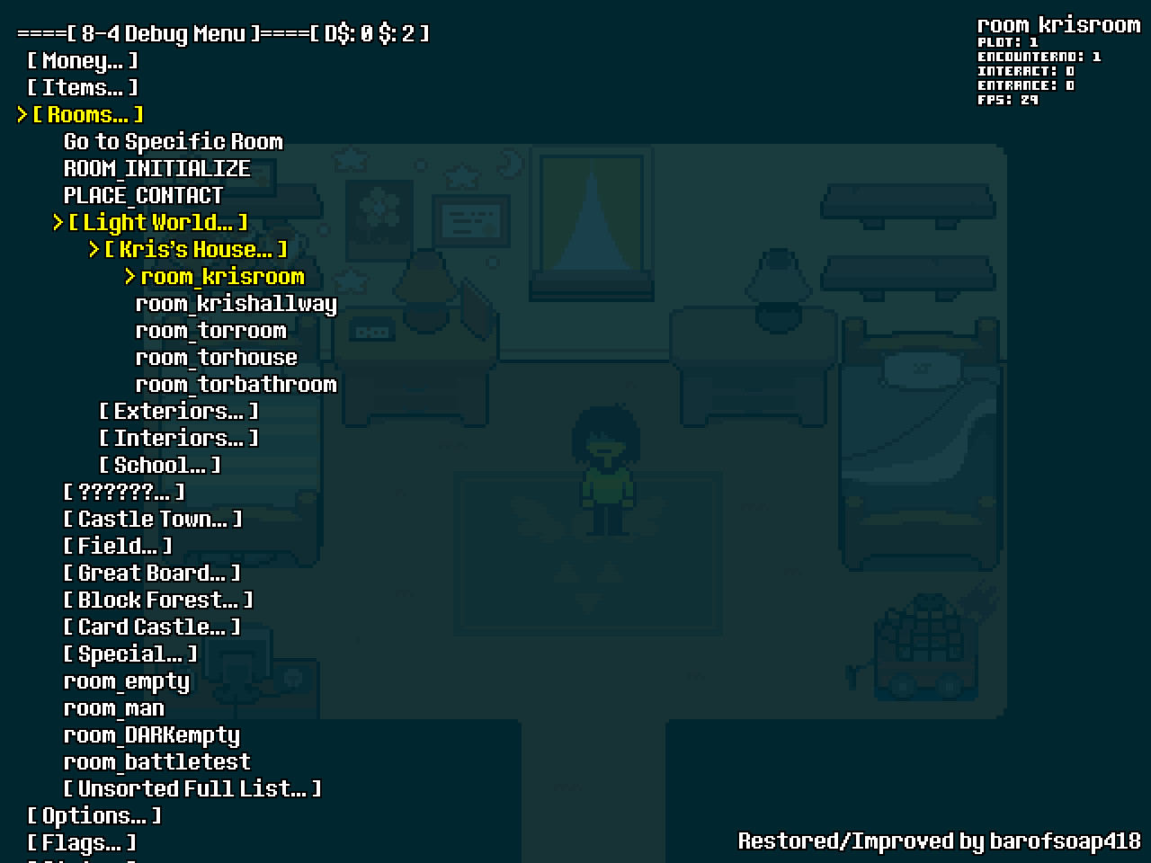 Deltarune Debug Plus (CHAPTER 4 UPDATE) Mod for Deltarune | DR Mods