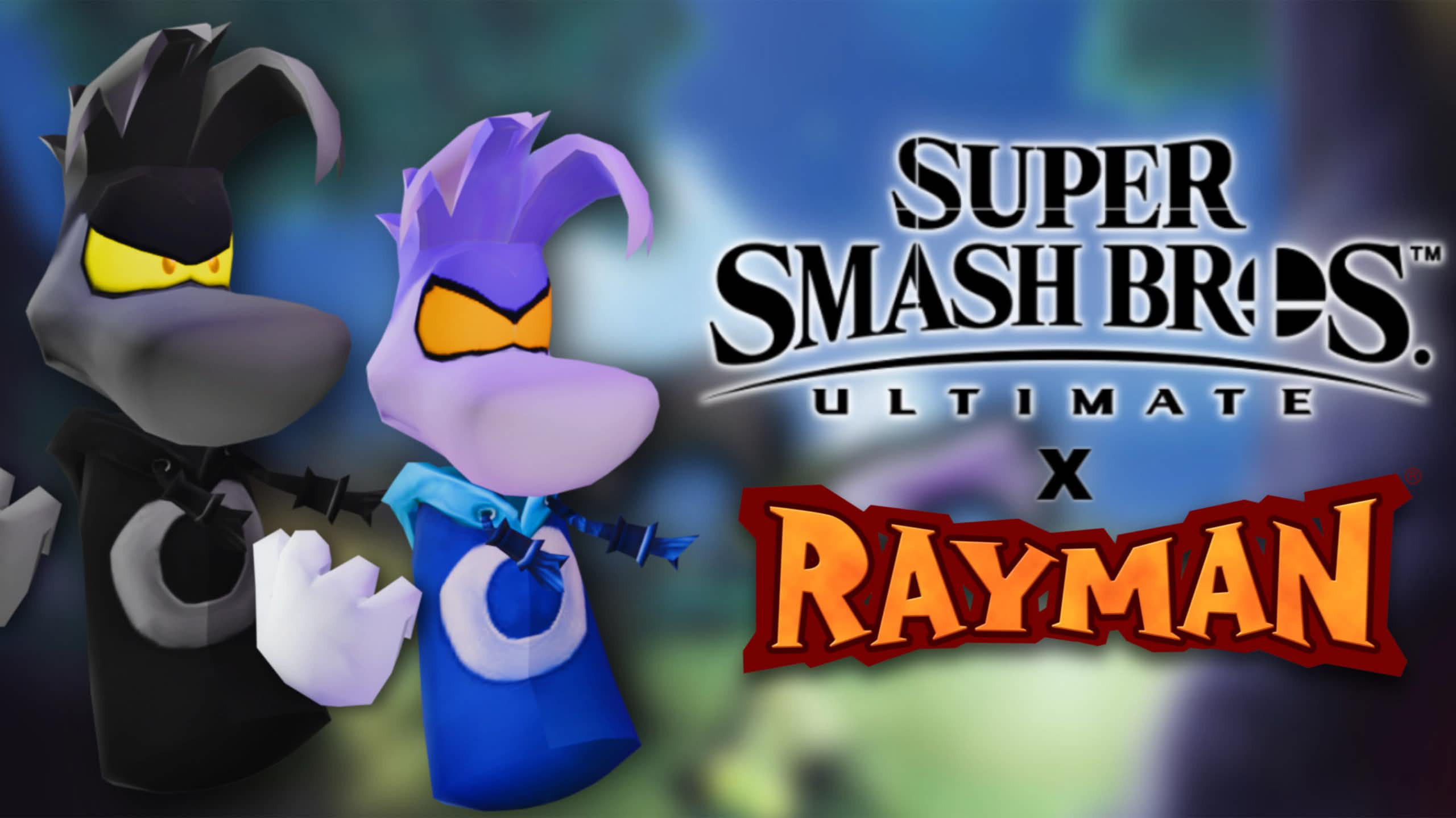 Raymesis and Dark Rayman over Ganondorf Mod for Super Smash Bros ...
