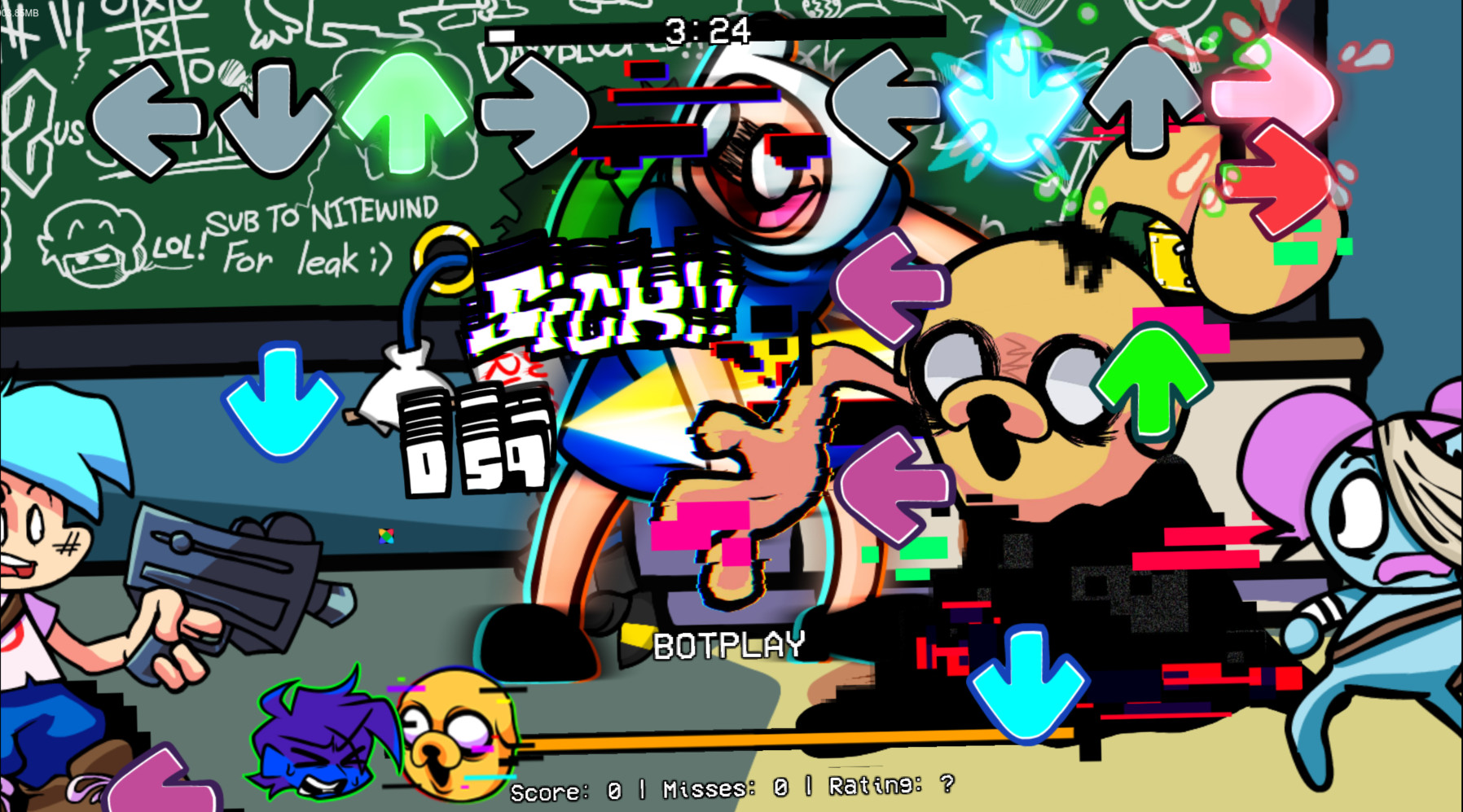 [SENSITIVE CONTENT] FNF Finn and Jake but YOU play as Finn and Jake Mod ...