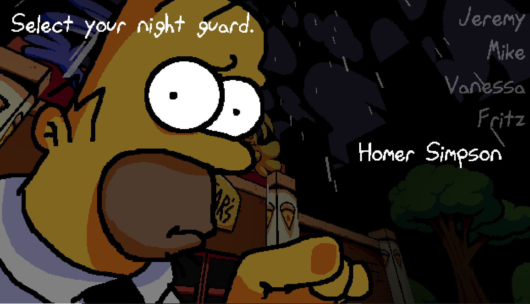 Homer Simpson!? Mod for Five Nights at Frickbear's 3 | FB3 Mods