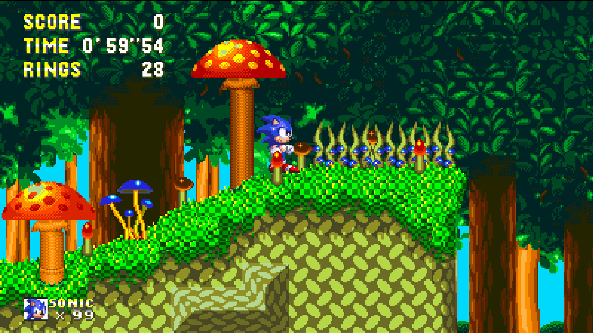 Zone Stylized Spikes Mod for Sonic 3 A.I.R. | S3AIR Mods