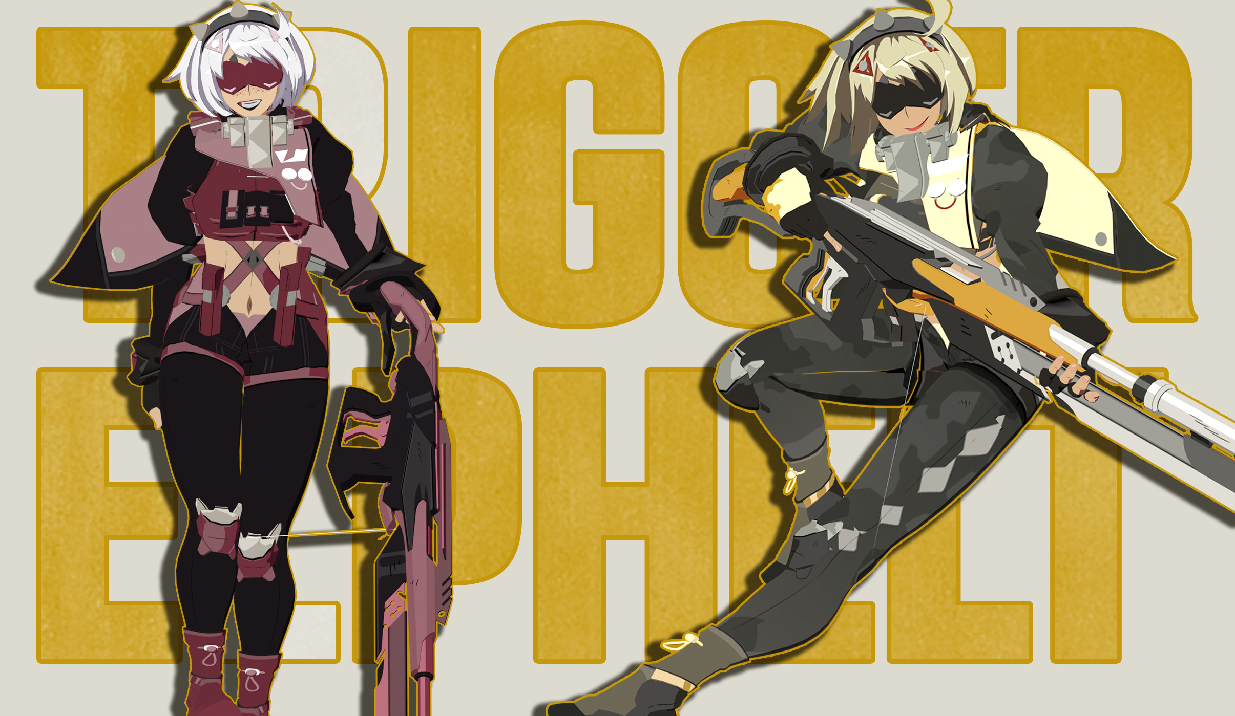 Elphelt as Trigger ZZZ Mod for GUILTY GEAR -STRIVE- | GGST Mods