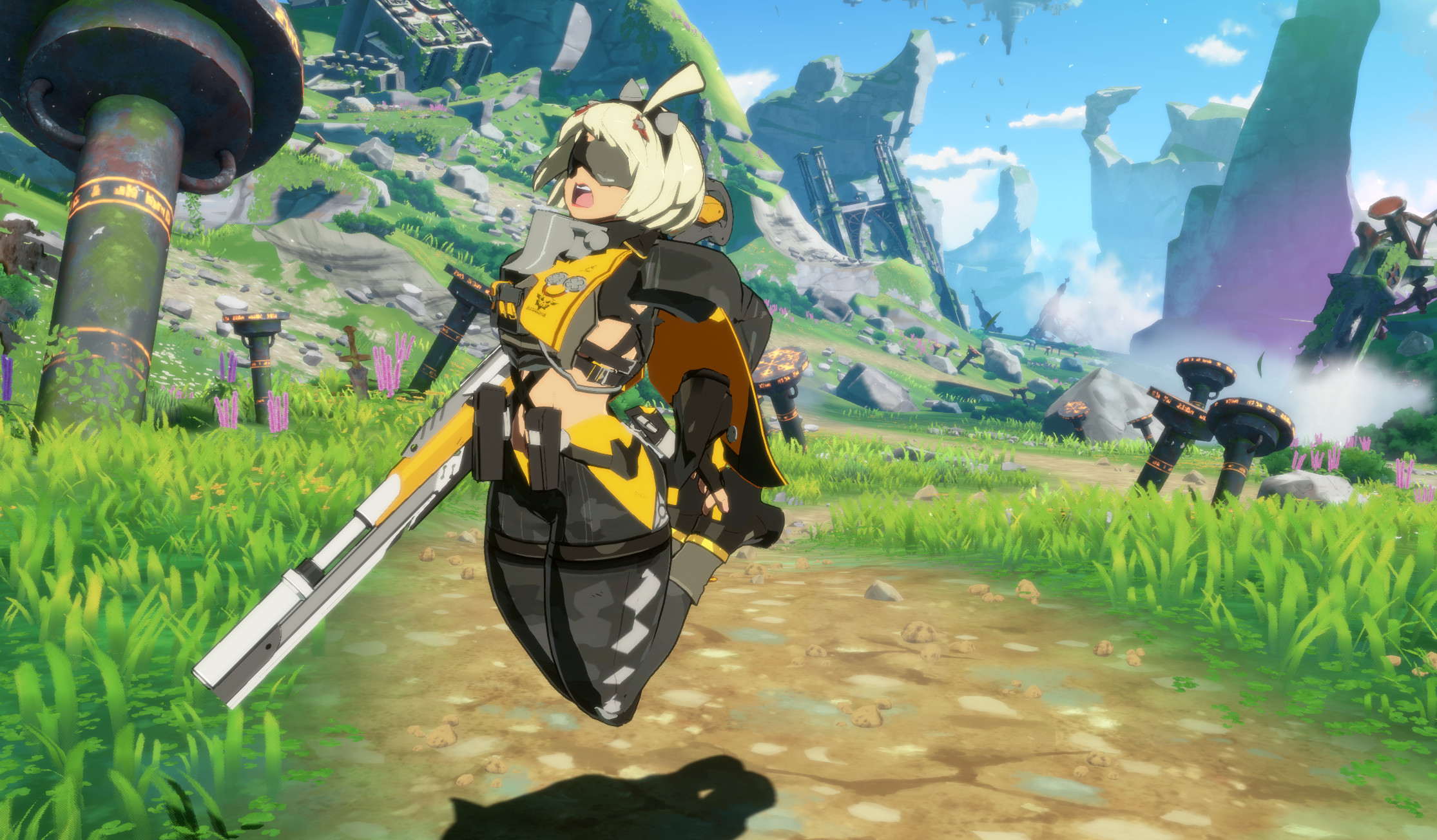Elphelt as Trigger ZZZ Mod for GUILTY GEAR -STRIVE- | GGST Mods