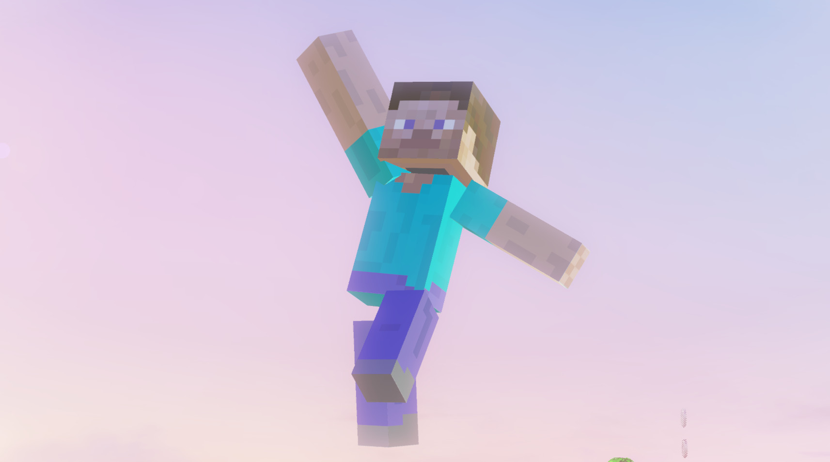 Playable Steve Minecraft over Mario Mod for Super Mario Odyssey | SMO Mods