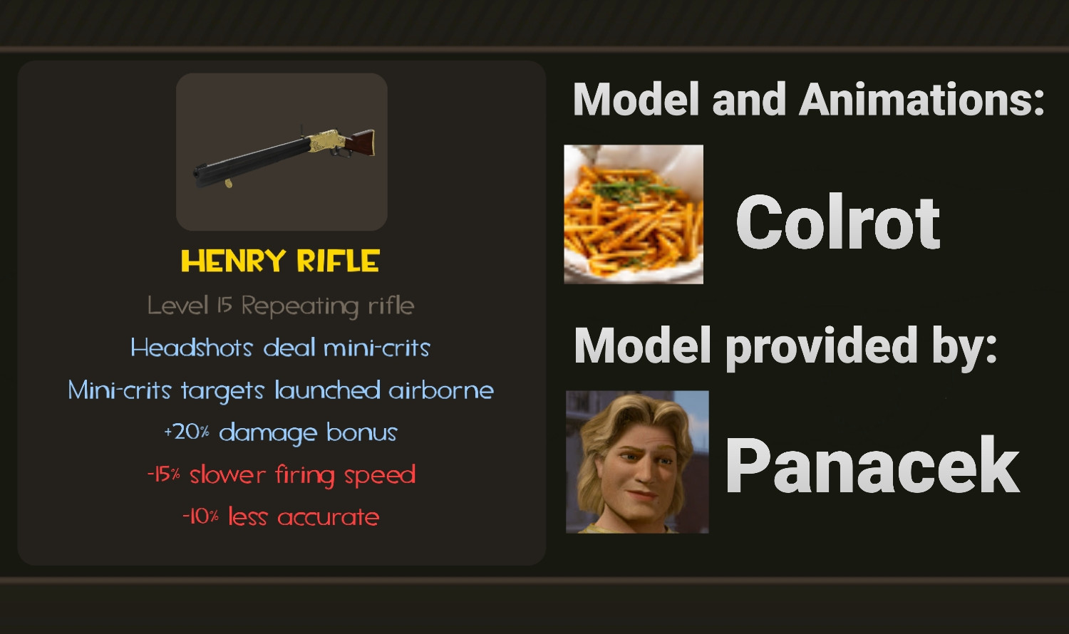 Henry Rifle Mod for Team Fortress 2 | TF2 Mods