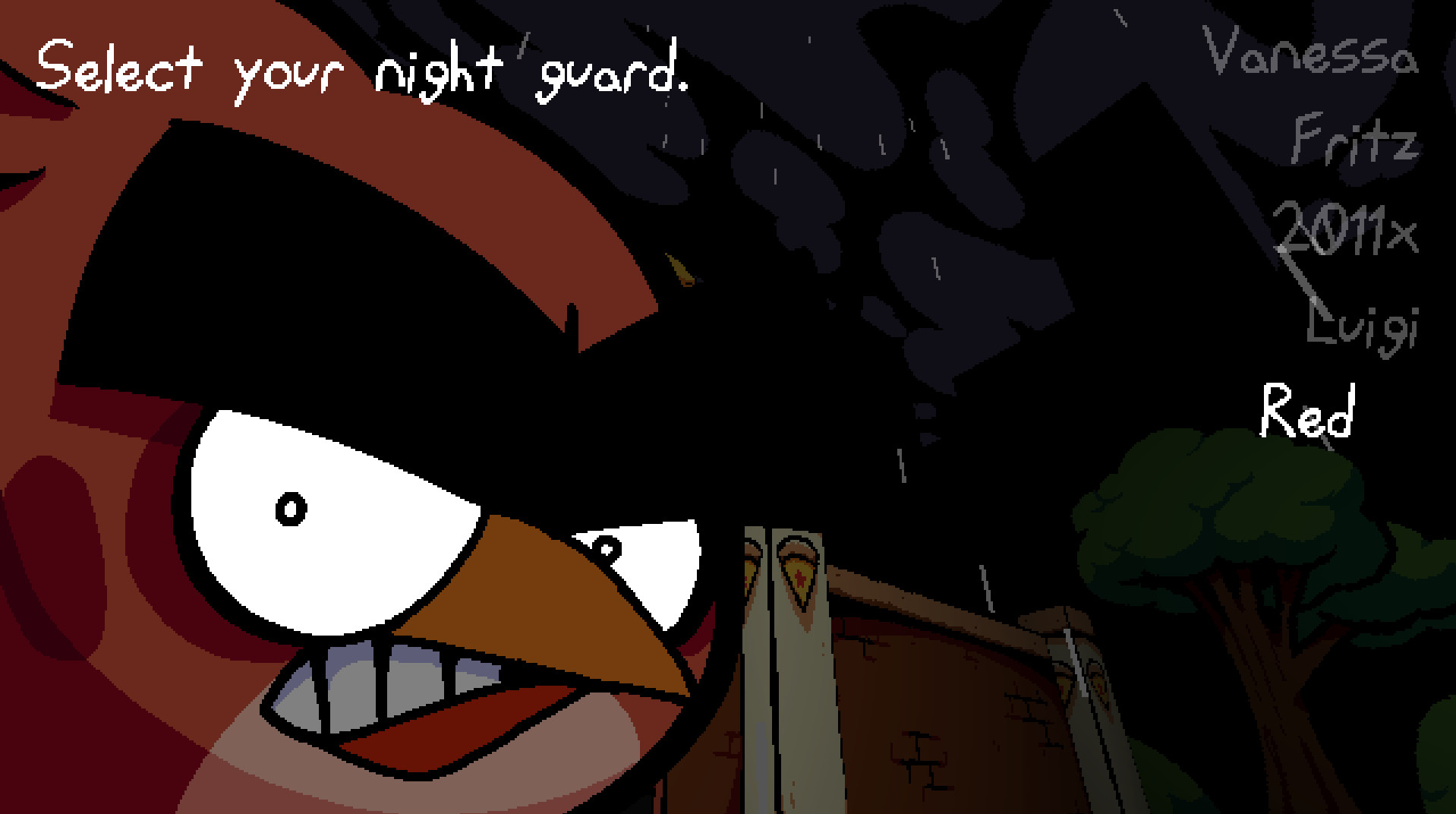 Red from Angry Birds Mod for Five Nights at Frickbear's 3 | FB3 Mods