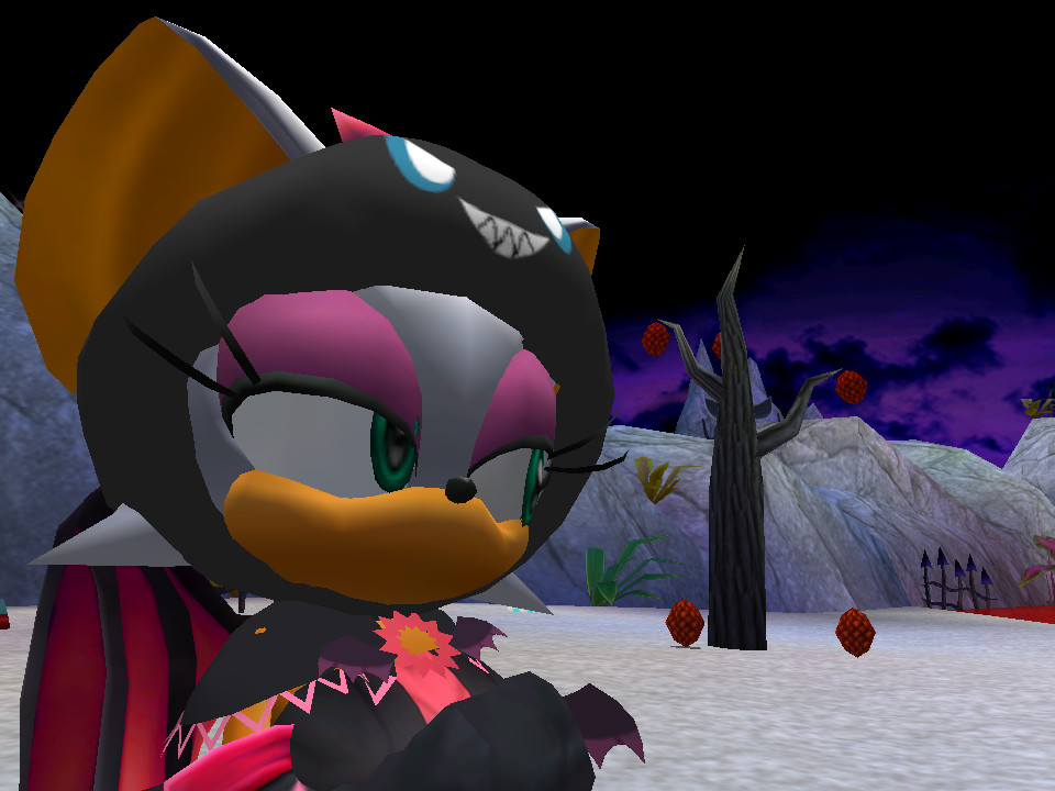 Dark Chao Outfit Rouge Mod for Sonic Adventure 2 | SA2 Mods