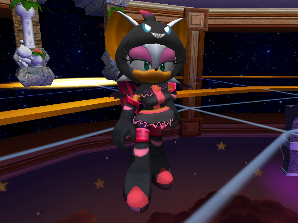 Dark Chao Outfit Rouge Mod for Sonic Adventure 2 | SA2 Mods