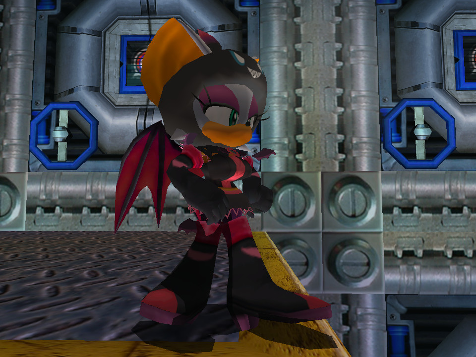 Dark Chao Outfit Rouge Mod for Sonic Adventure 2 | SA2 Mods