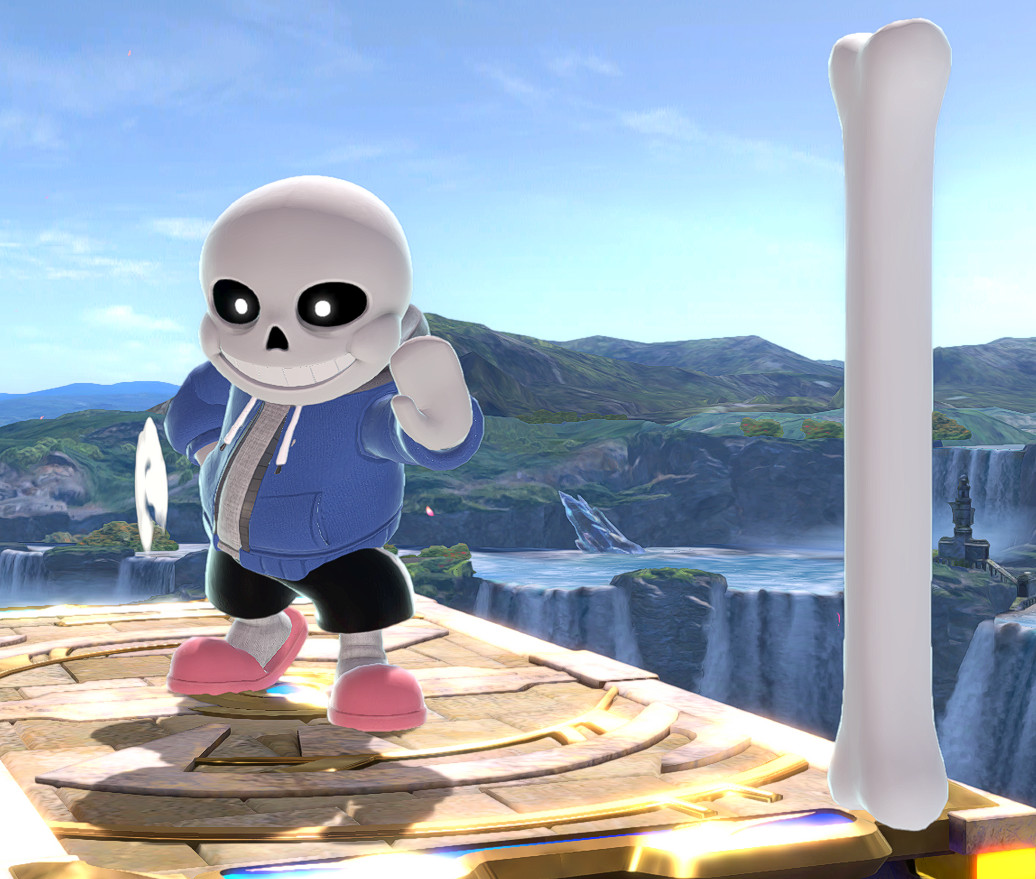 Sans. But with mittens! Mod for Super Smash Bros. Ultimate | SSBU Mods