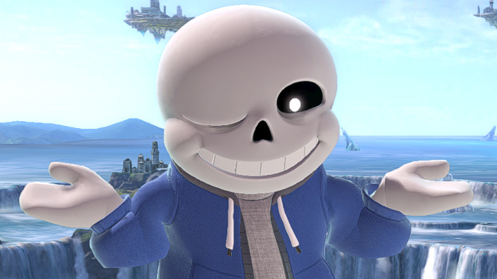 Sans. But with mittens! Mod for Super Smash Bros. Ultimate | SSBU Mods