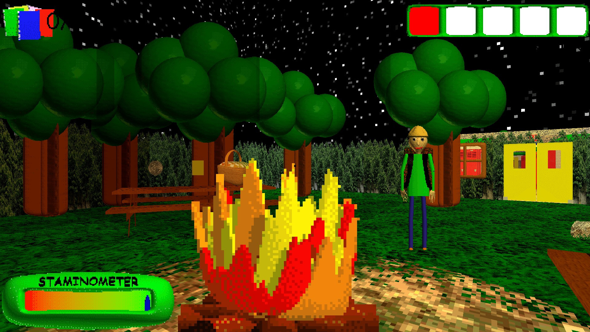 (0.14.X) Field Trip: Camping Mod for Baldi's Basics | Baldi Mods