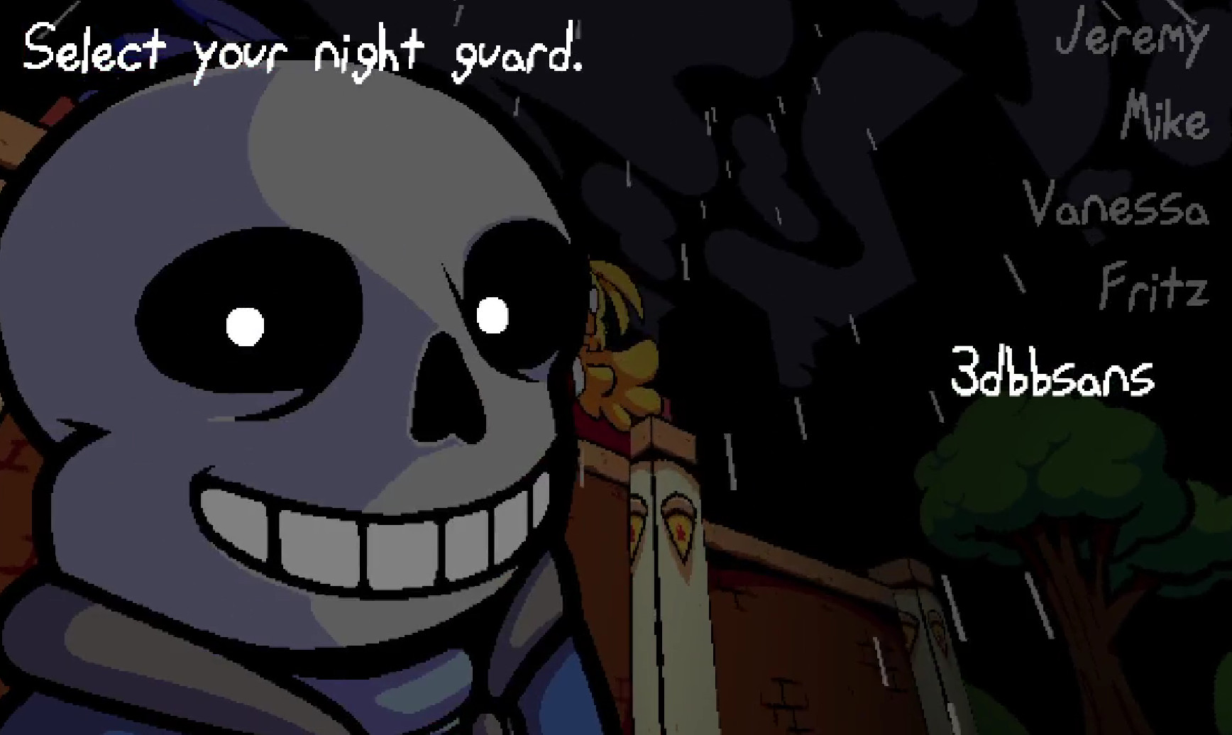 3DBB!sans Playable Guard Mod (COMPLETE) Mod for Five Nights at ...