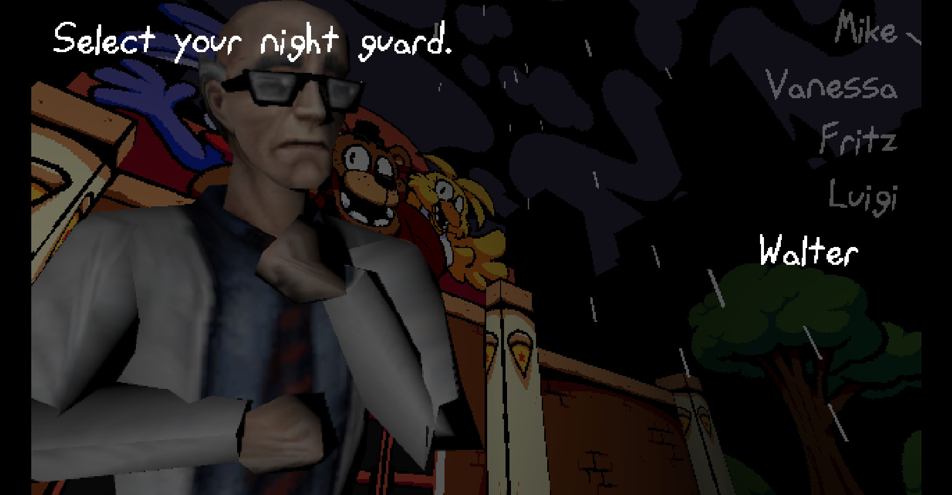 HL1 Scientist/Walter Mod for Five Nights at Frickbear's 3 | FB3 Mods