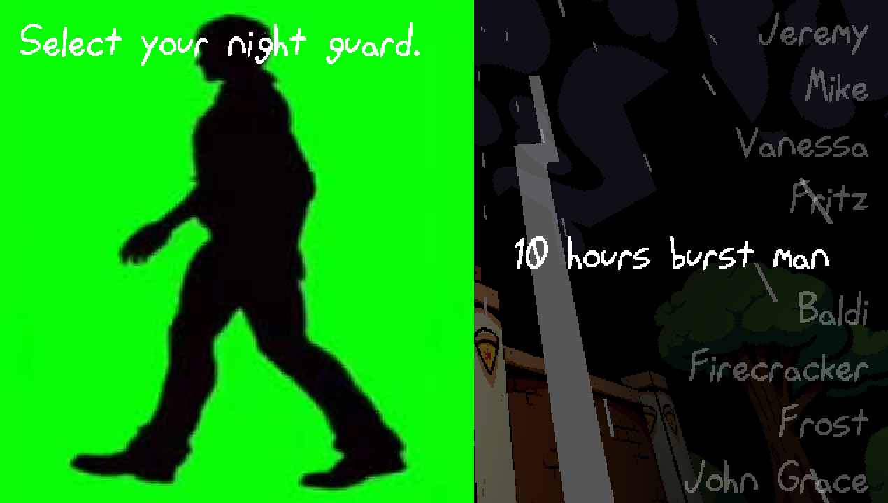 10 hours burst man is HERE! Mod for Five Nights at Frickbear's 3 | FB3 Mods