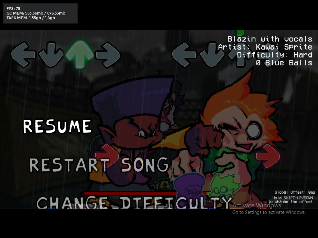 Blazin With vocals Mod for Friday Night Funkin' | FNF Mods