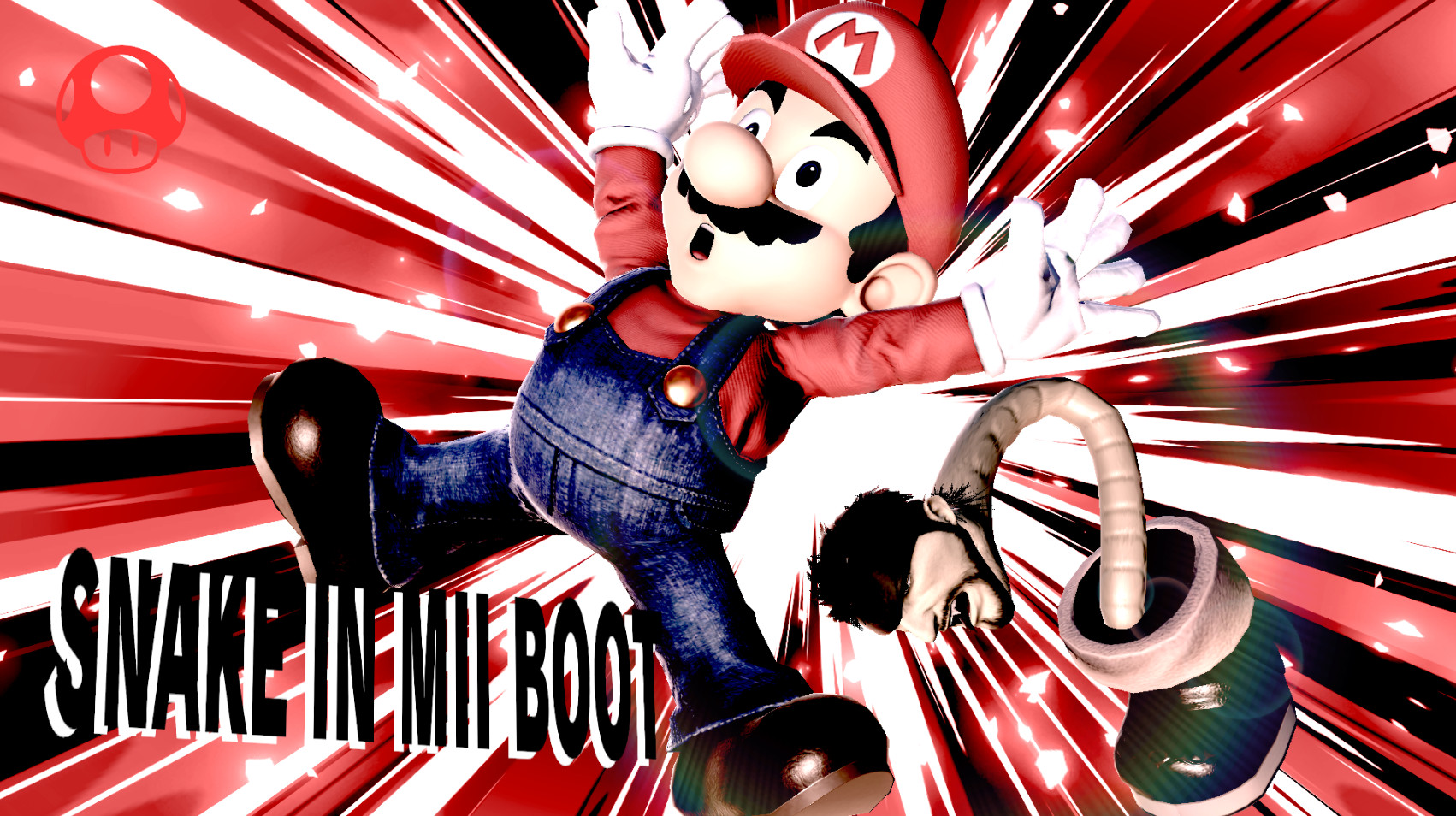 There’s a Snake in Mii Boot Mod for Super Smash Bros. Ultimate | SSBU Mods