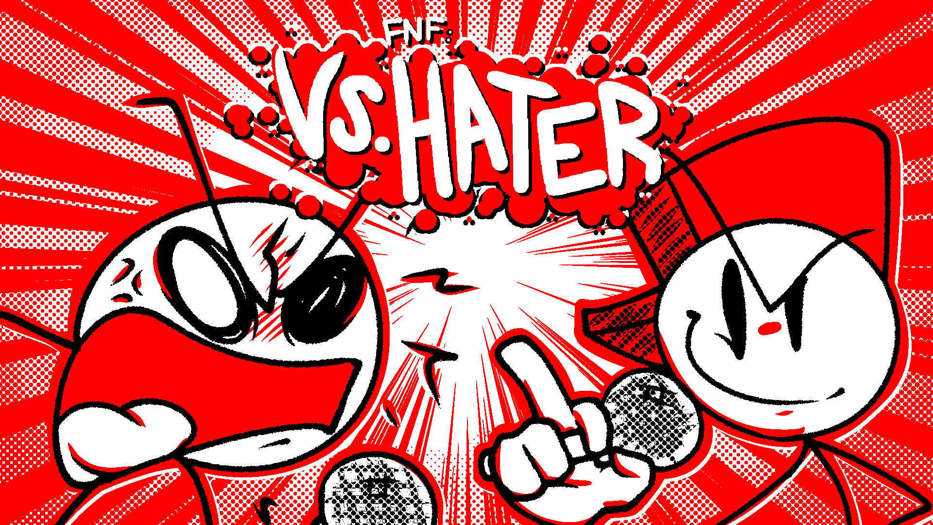 VS. Hater (V1.5) Mod for Friday Night Funkin' | FNF Mods