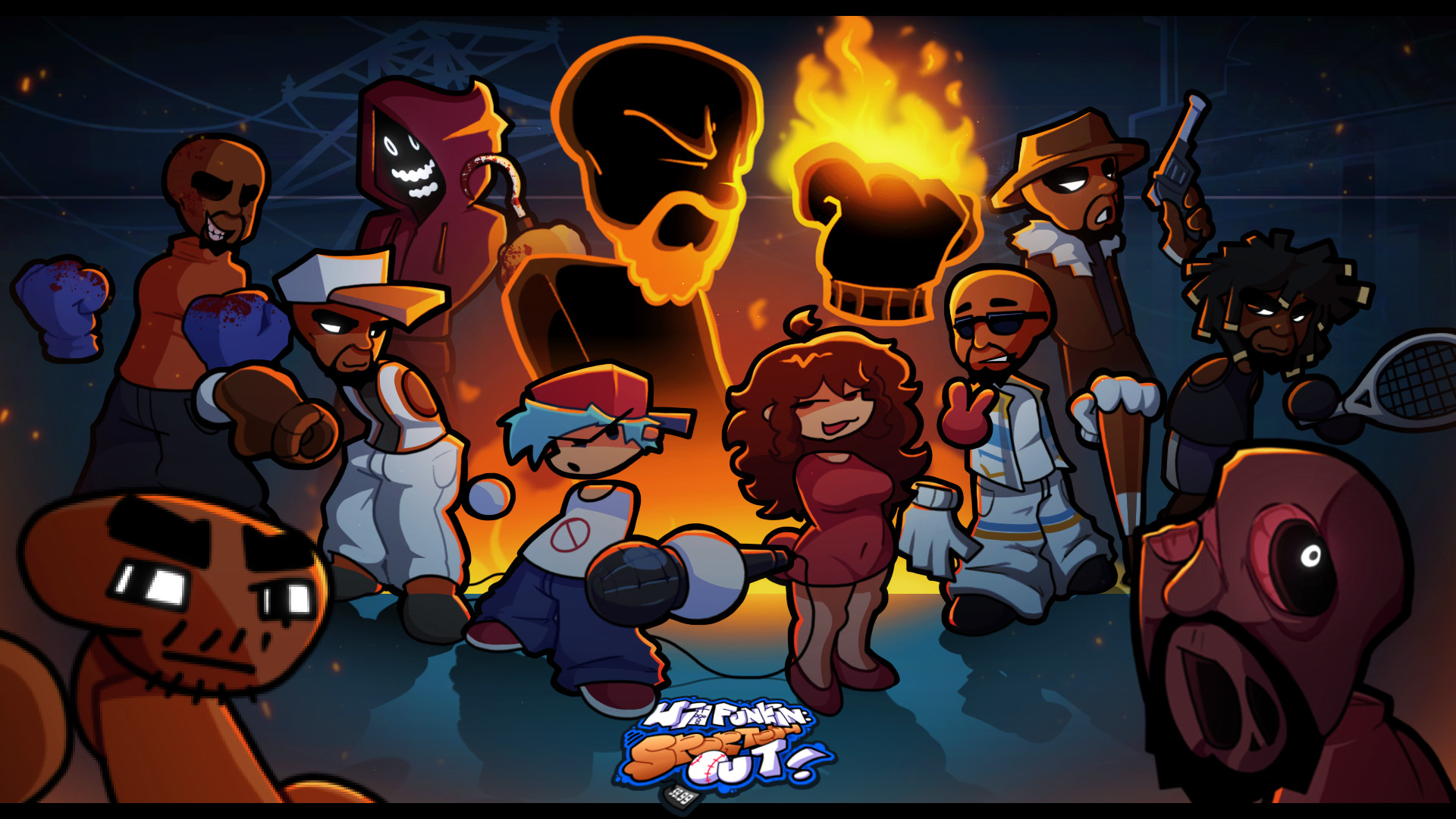 WII FUNKIN': SPORTED OUT! Mod for Friday Night Funkin' | FNF Mods