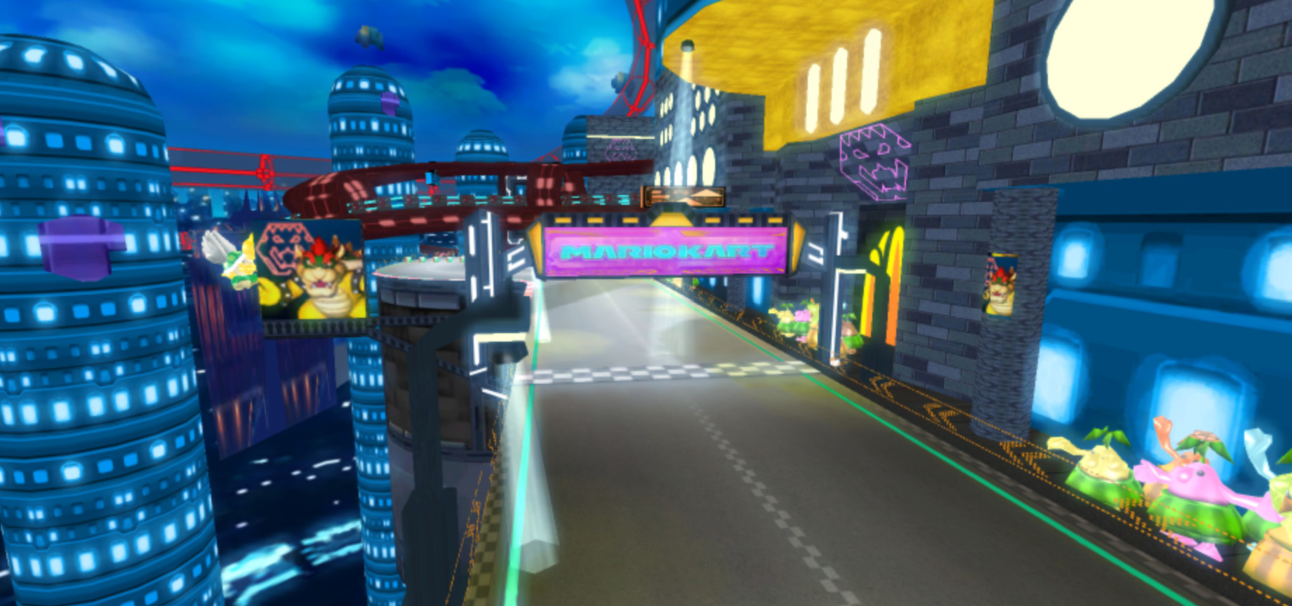 3DS Neo Bowser City!!!! Mod for Mario Kart Wii | MKWii Mods