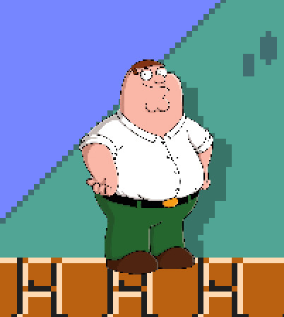 HQ Peter Griffin Image Mod for Super Mario Bros. Remastered [Unofficial ...
