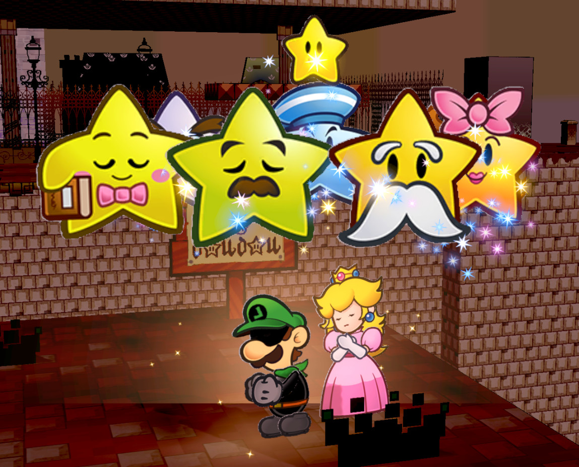 Mr. L over Paper Luigi (Paper Mario Moveset) Mod for Super Smash Bros ...