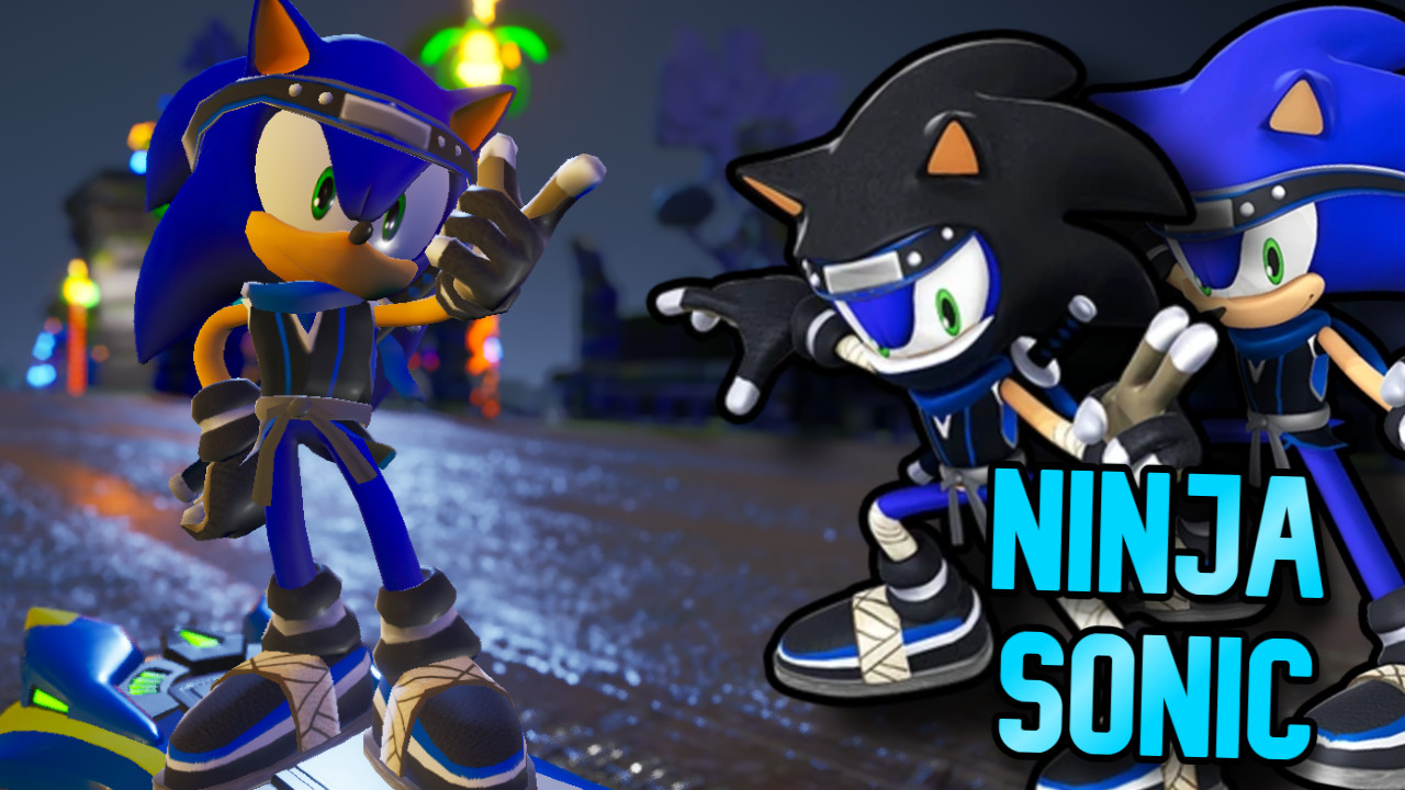Ninja Sonic Mod for Sonic Racing: CrossWorlds | SR:CW Mods