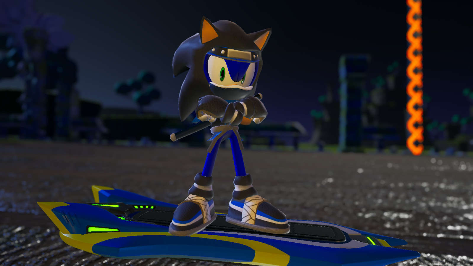 Ninja Sonic Mod for Sonic Racing: CrossWorlds | SR:CW Mods