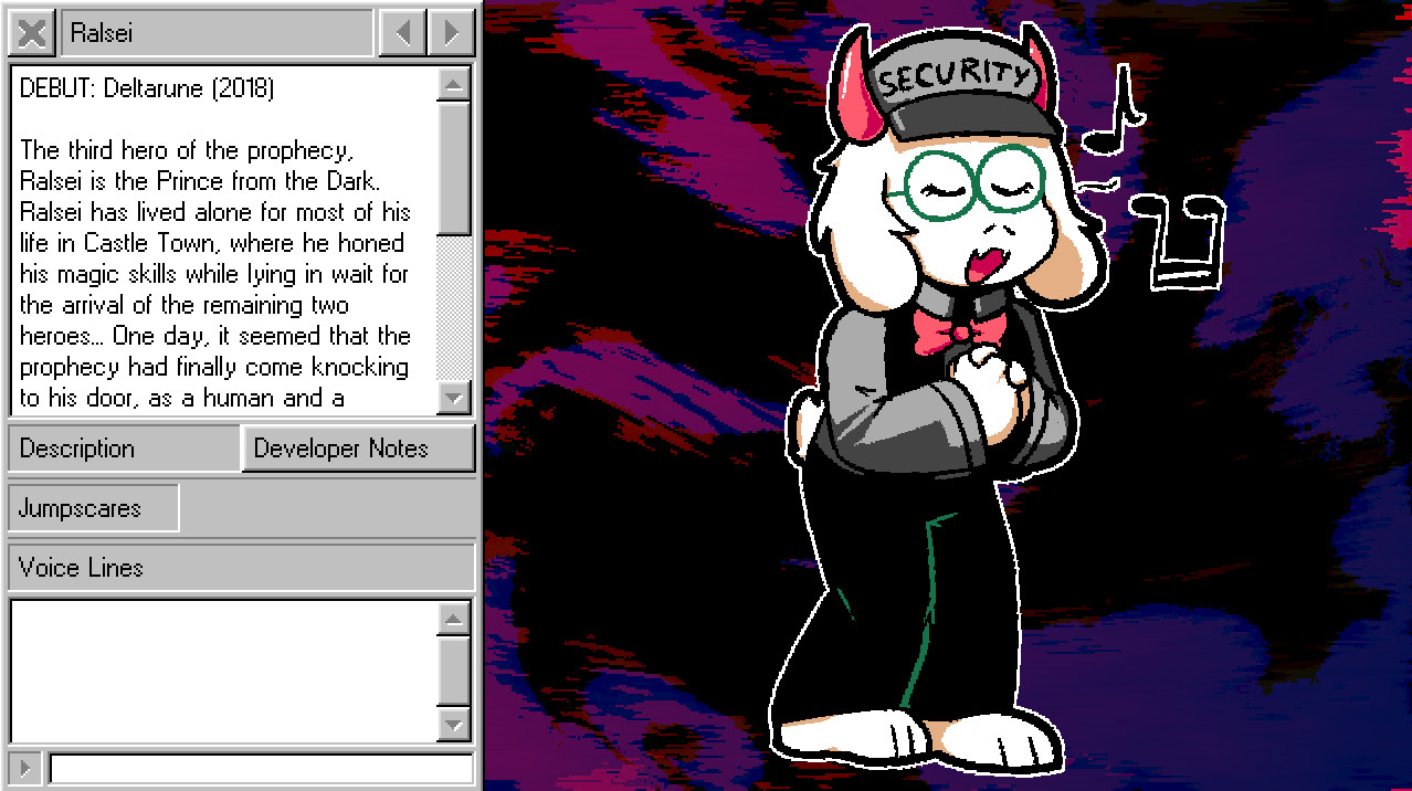 Ralsei Custom Guard Mod for Five Nights at Frickbear's 3 | FB3 Mods